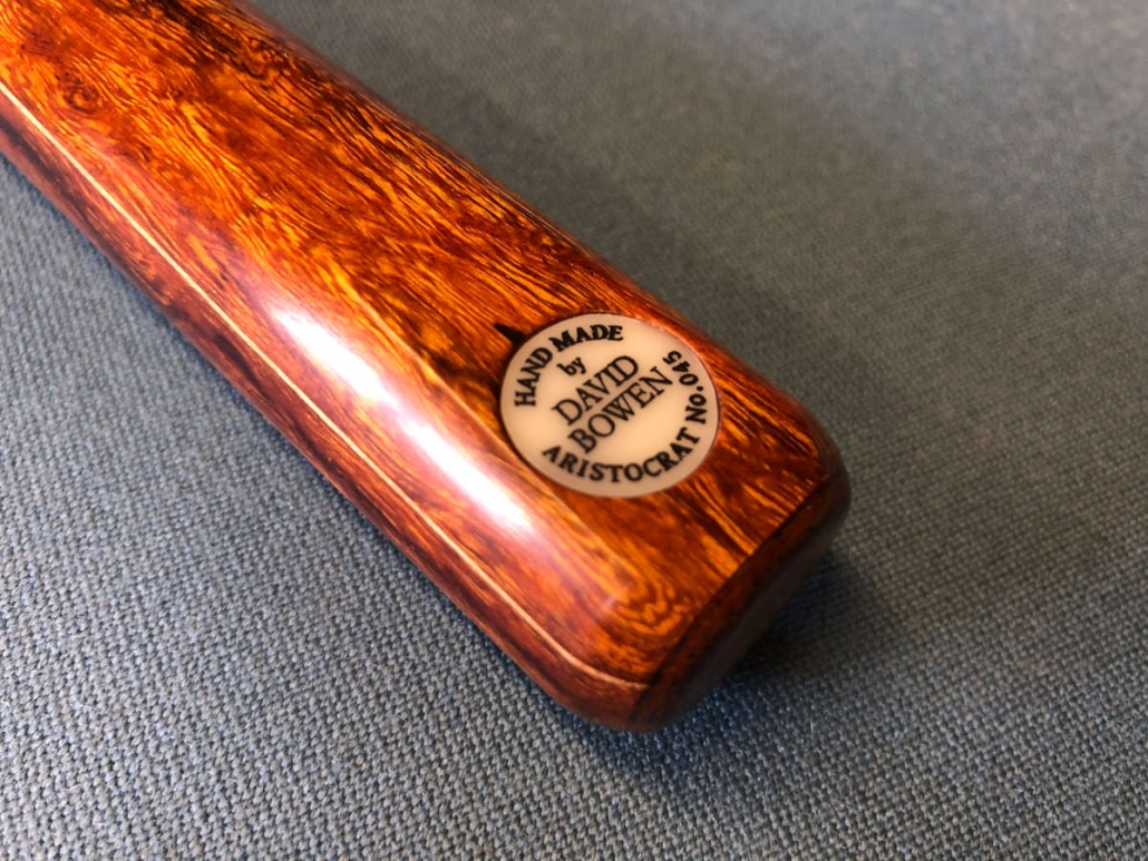 david-bowen-aristocrat-cue-badge - David Bowen Cues
